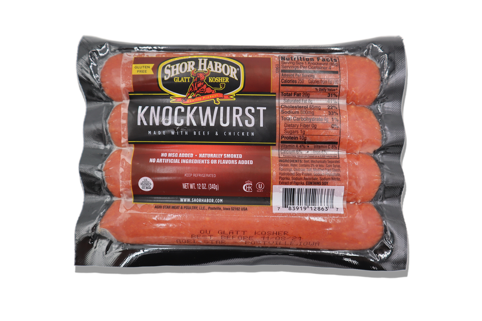 Beef & Chicken Knockwurst – Rubashkin's Meat